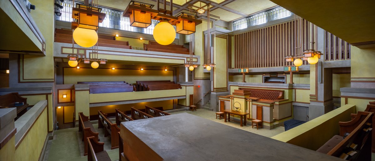 YINJISPACE - Frank Lloyd Wright x 1908 Unity Temple